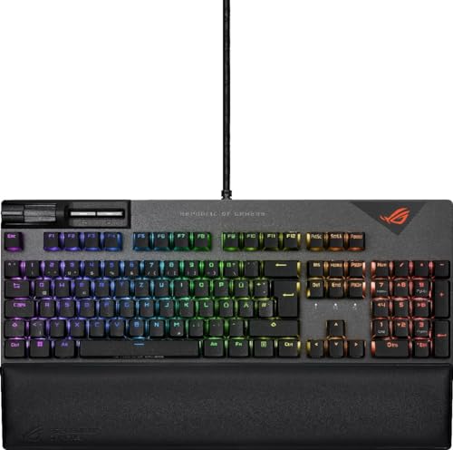 ASUS ROG Strix Flare II Mechanical Gaming Keyboard (German Layout, 8000 ...