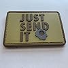 Amazon.com: uuKen Just Send It Sniper Rubber Tactical Patch for ...