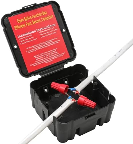Amazon.com: Adamax 910 Electrical Splice Box with 10-Inch Diameter, 1 ...