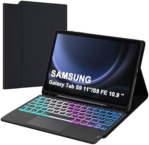 Samsung Galaxy Official Slim Book Cover Keyboard for Tab S9+/ S9FE ...