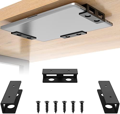 Amazon.com: NOTMBESTM Under Desk Laptop Holder Under Desk Rack Mount ...