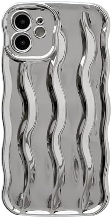 Amazon.com: Caseative for iPhone 12 Case,Water Ripple Pattern Curly ...