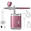 Amazon.com: Airbrush Kit 1200ma Airbrush Set with Compressor Portable ...