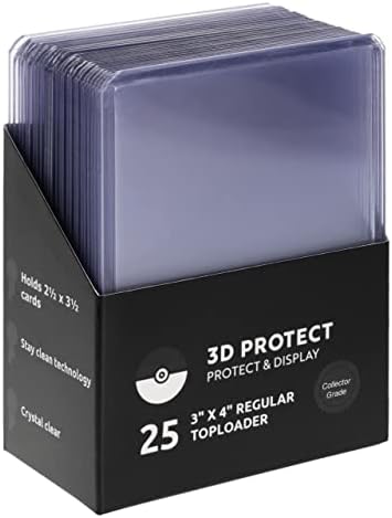 Vault X Premium Extra Thick Seamless Toploaders - 3" x 4" 35pt Rigid ...