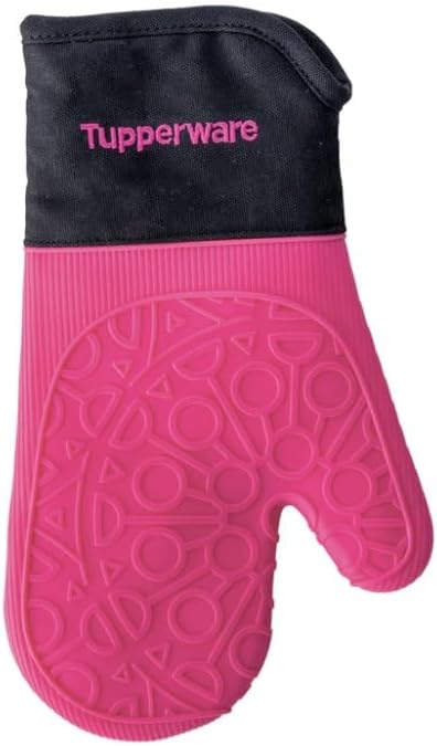 Amazon.com: Tupperware Silicone Oven Glove (1) Mitt Pot Holder in Pink ...