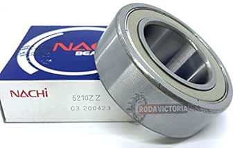 5210ZZ C3 Nachi 2 Rows Angular Contact Bearing 50x90x30.2 Bearings 5210 ...