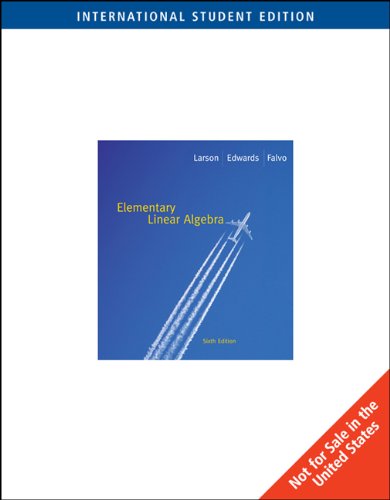Elementary Linear Algebra : Larson, Ron, Edwards, Bruce H.: Amazon.es ...