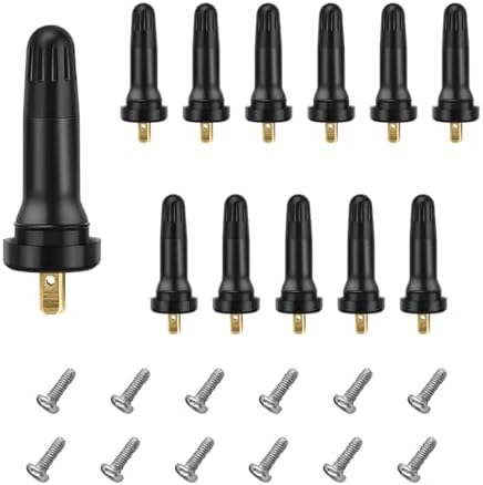 Amazon.com: Gasedin 12 PCS TPMS 20008 Tire Valve Stem, Rubber Airtight ...