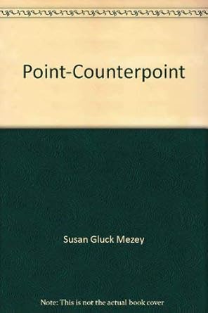 Point-counterpoint: Readings in American government : Amazon.in: Books