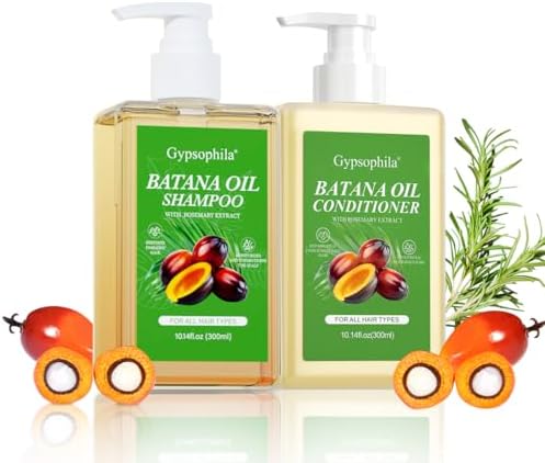 Amazon.com: Gypsophila Champú y acondicionador de aceite de Batana ...