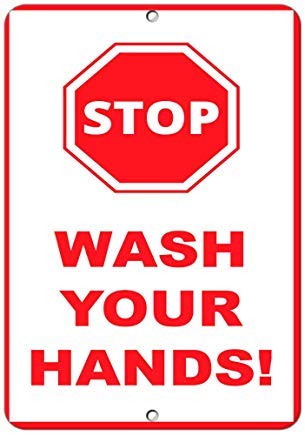 Buy Vivityobert Stop Wash Your Hands! Business Sign Feature Department ...