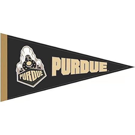 Amazon.com: 9 Inch Purdue University Boilermakers Pennant Flag PU Logo ...