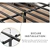 Amazon.com: Neslime 18 Inch Full Size Bed Frame No Box Spring Needed ...