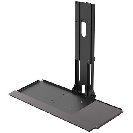 Amazon.com: Mount-It! Monitor and Keyboard Wall Mount with CPU Holder ...
