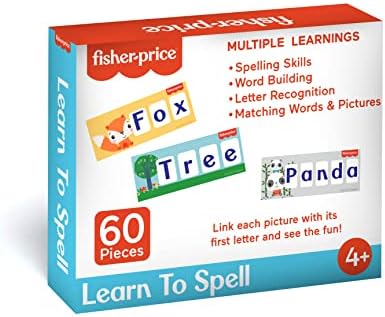 Buy Fisher-Price Learn to Spell Puzzles - 60 Pieces, 3-4-5 Letter ...