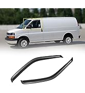 Amazon.com: CMVT Auto Window Visors for 2009-2017 (Chevy) Chevrolet ...