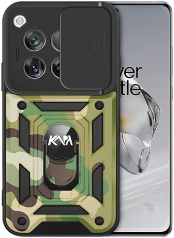 Kapa Tank Back Cover for Oneplus 12 | Inbuilt Ring + Slider Shockproof ...