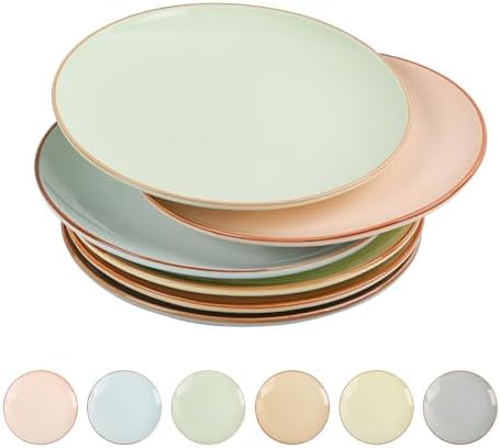 Dinner Plates Ceramic Plate Set - 10 Inch Large Serving Plates - Big ...