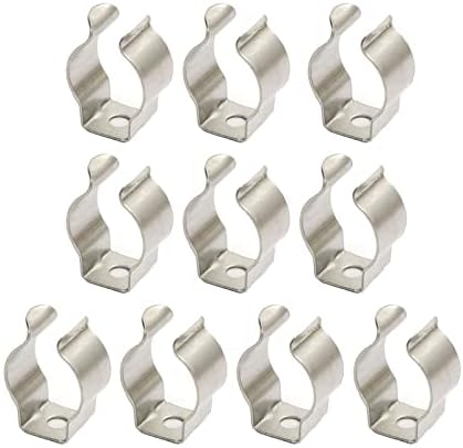 NIKJEBDF 10pcs Spring Terry Clips Narrow Base Heavy Duty Tool Storage ...