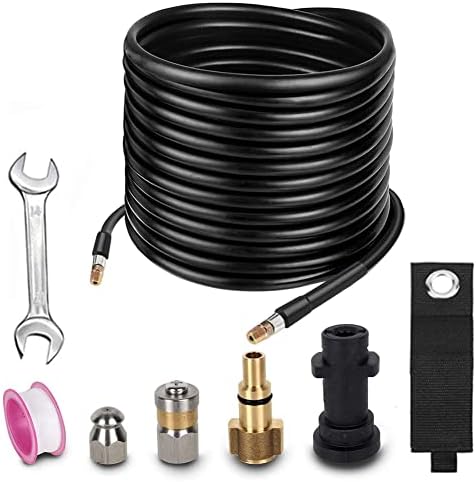 Stone Banks 10 m Pipe and Drain Cleaning Kit for Kärcher, Pressure ...