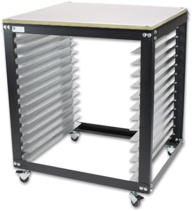 Amazon.com: Nevertheless Standard Screen Cart/Rack with Wood top - for ...