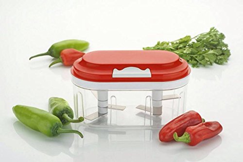 Buy POG Twins Plastic Manual Chopper Set, 3-Pieces, Red Online at Low ...