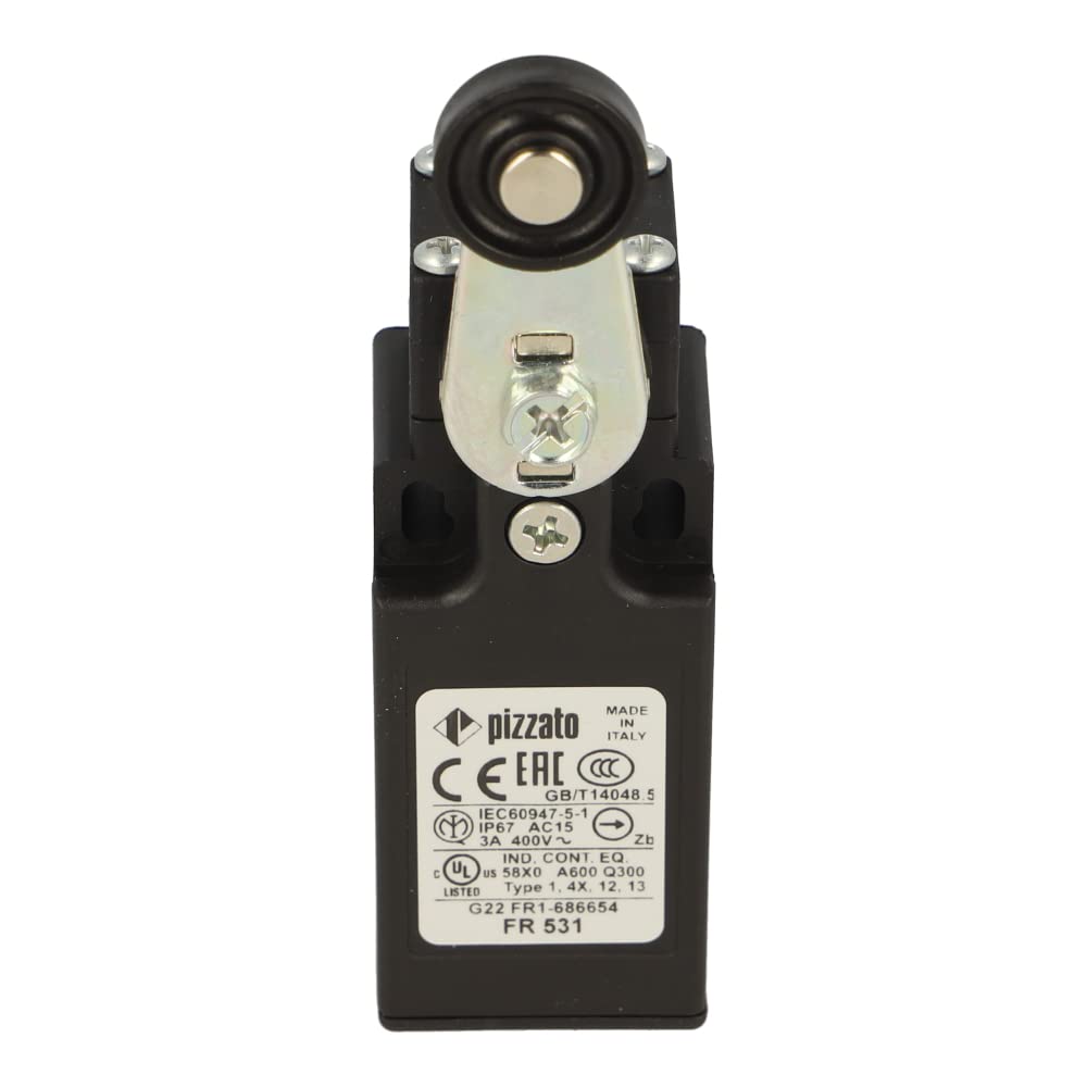 FR 531 | FR531 | PIZZATO Limit Switch, Roller Lever, Plastic, 1NO+1NC ...