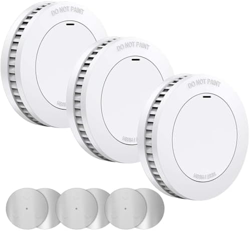 Smoke Alarm for Home,XINDUM Smoke Detectors 10 Years Battery, Fire ...