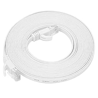 Ausla Cat6 Ethernet Cable Twisted Dual Network Jumper, Streaming Gaming ...