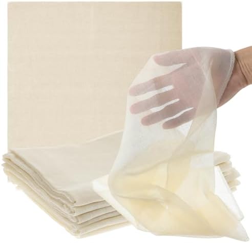 Amazon.com: 6 PCS Reusable Cheese Cloth for Straining, 20x20 Inch ...