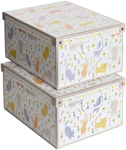 Lavatelli Collection Flamingos, decorative storage box, cardboard ...