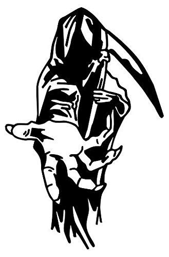 Grim Reaper Sticker Graphic Auto Wall Laptop Cell Truck Sticker ...