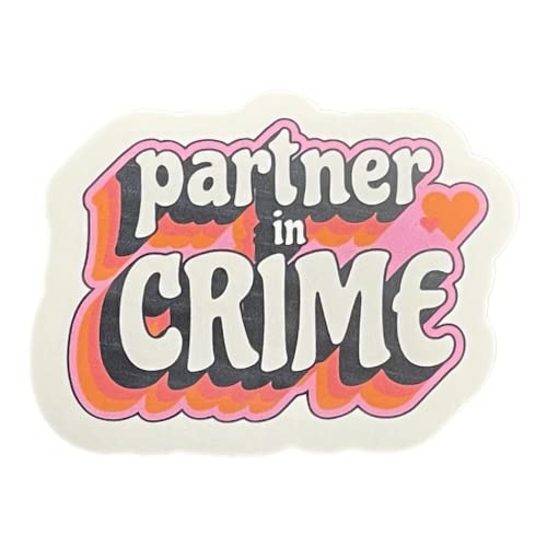 Amazon.com: Partner In Crime Sticker : Arts, Crafts & Sewing