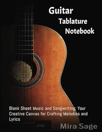 Amazon.com: Guitar Tablature Notebook: Blank Sheet Music and ...