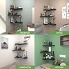 NATURE'S SOURCE Corner Floating Shelves with Invisible Brackets, Corner ...
