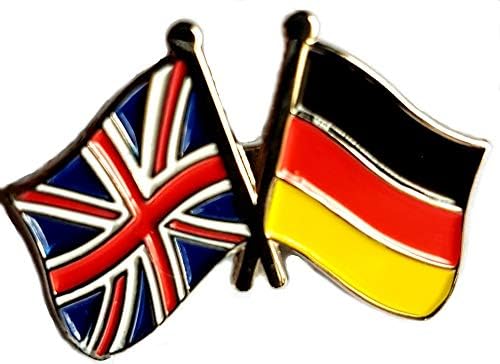 Mainly Metal ™ Enamel Pin Badge Friendship Germany UK GB (United ...