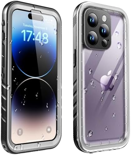Amazon.com: SOKUSIN for iPhone 14 Pro Waterproof Case - Shockproof ...