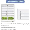 UrMoon No Drill Day and Night Roller Blinds, No Tools Cordless Zebra ...