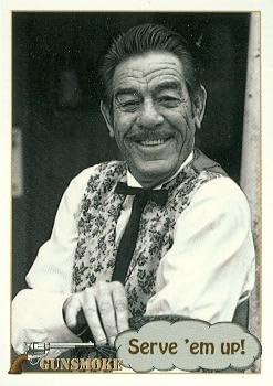 Bartender Sam trading card Glenn Strange Gunsmoke TV show 1993 Pacific ...