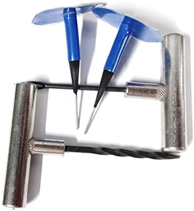 Heavy Duty and Soild Tubeless Tyre Puncture Repair Kit +5 Strips with 2 ...