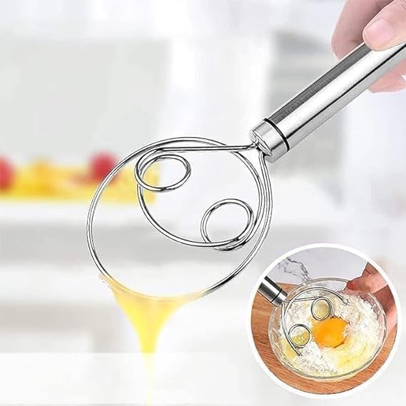 Buy Believers Group Dough Whisk Food Grade 304 Stainless Steel Hand xer ...