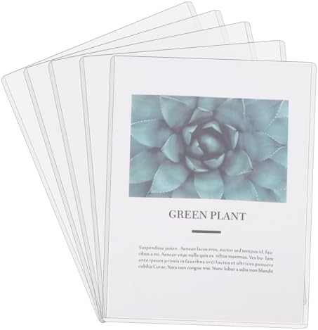 Amazon.com : 5 Pcs Rigid Print Protectors 8.5''x 11'' Waterproof ...
