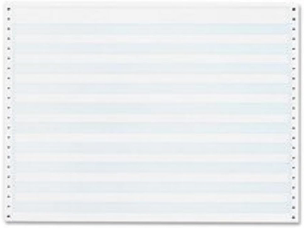 Amazon.com : Staples Green Bar Computer Paper, 14 7/8" x 11", 20lb ...