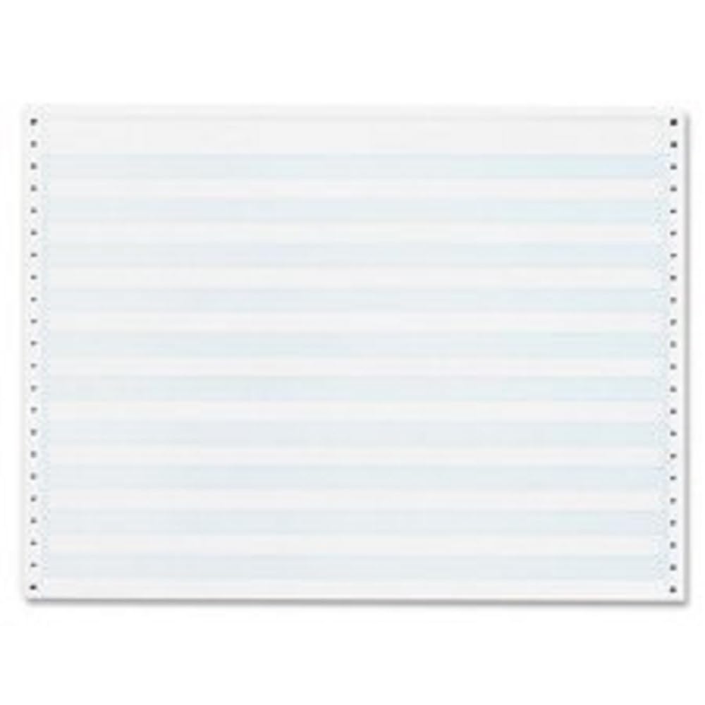 Amazon.com : Sparco Computer Paper, 1/2-Inch Blue Bar, 20 lbs., 14-7/8 ...