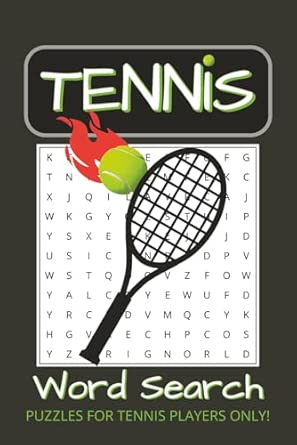 Amazon.com: Tennis Word Search Puzzle Book: Word Searches with Easy to ...