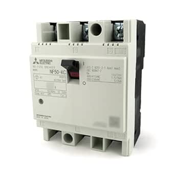 Amazon.co.jp: 三菱電機 NF50-KC 2P 50A 分電盤・制御盤用遮断器 (2極) (定格電流:50A) : 産業・研究開発用品