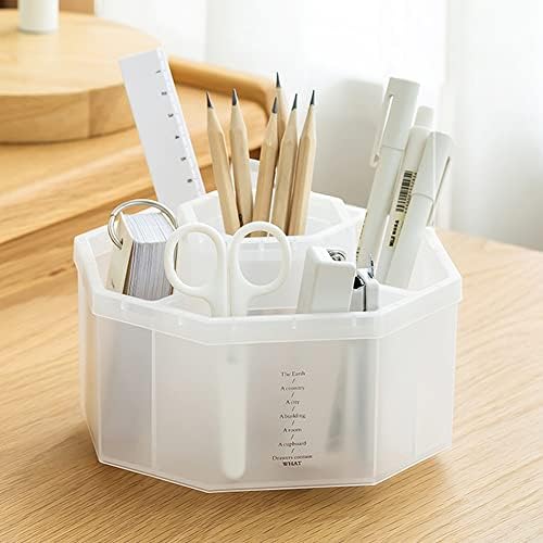 Amazon.com: Generic 2-Piece Set Plastic Desk Organizer With 8 Slots ...