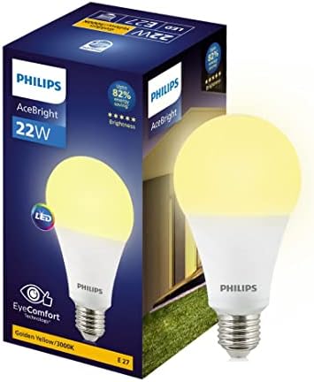 PHILIPS 22-watt LED Bulb |AceBright High Wattage LED Bulb|Base: E27 ...
