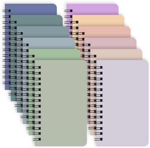 Amazon.com : Seajan 18 Pcs Small Notebooks 3x5 Spiral Note Pads Pocket ...