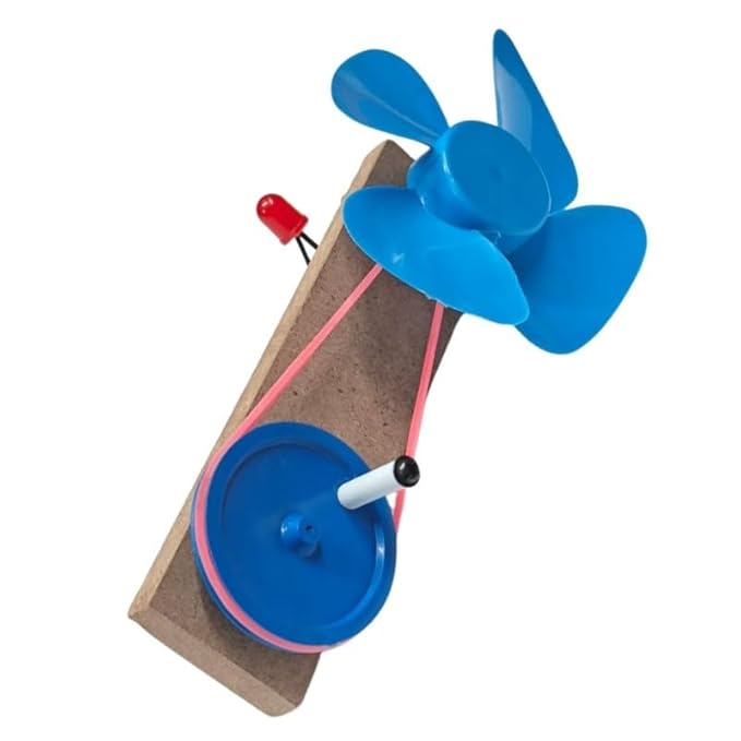 Buy ERH India Physics Experiment Kit Readymade DC Wind Mill Generator ...